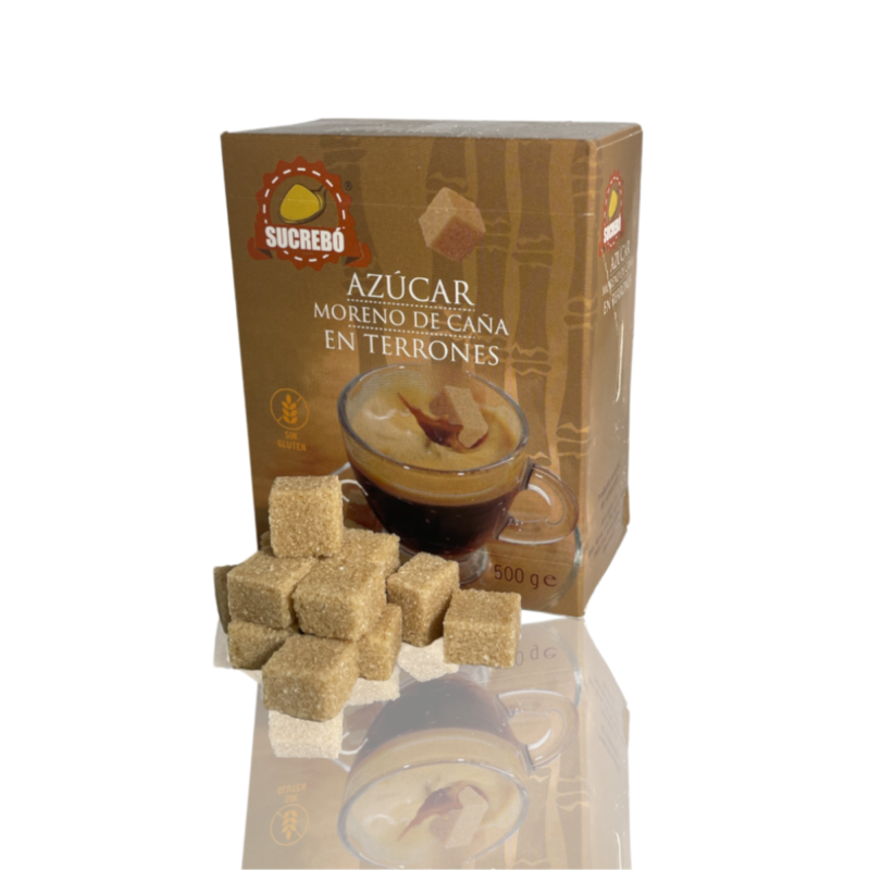Azúcar Moreno Terrones (Caja 500 g) – Sucrebo